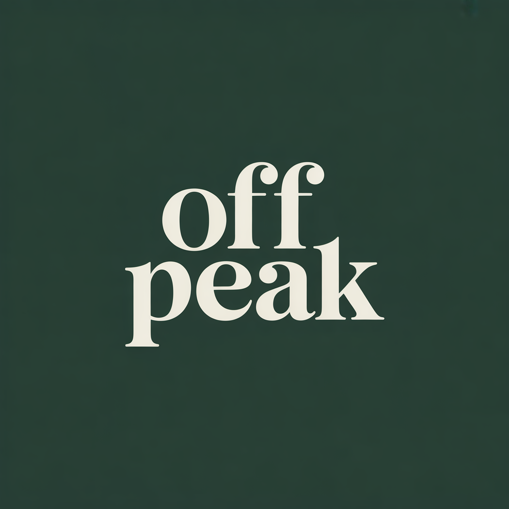 Off Peak - More value, when it matters most